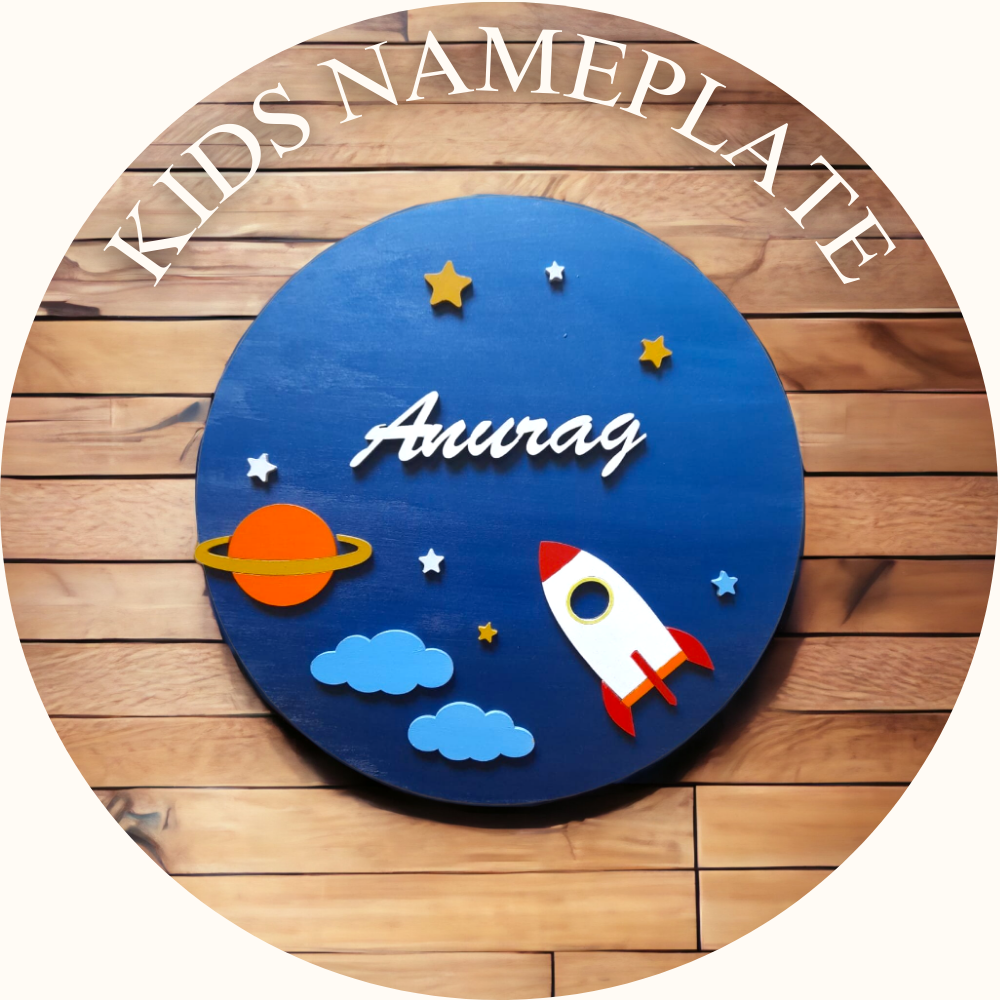 Kids Nameplate – Artz N Colours